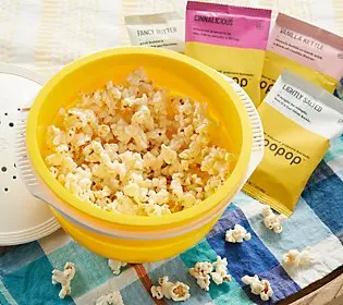 OPOPOP Flavor Wrapped Microwave Popcorn Varietypack W/ Popper - One ...