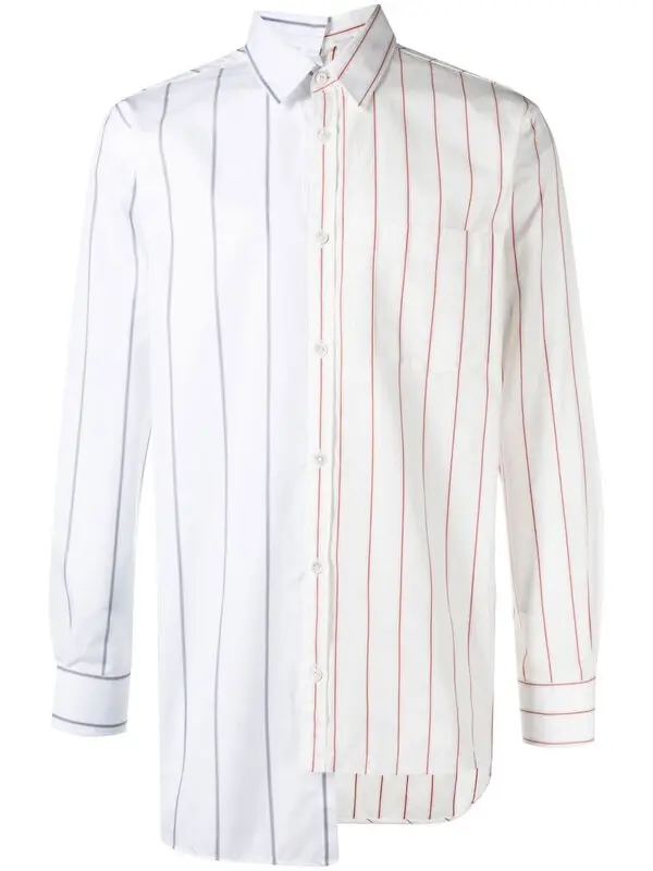 LANVIN Two-tone Pinstripe Shirt