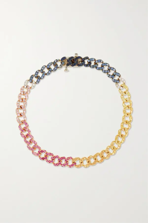 Shay 18-karat Multi-stone Bracelet