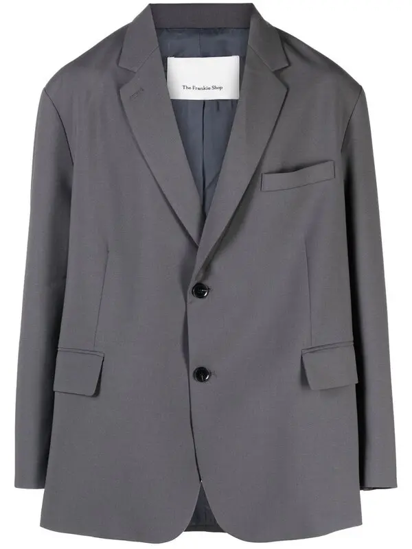 THE FRANKIE SHOP Boxy Single-breasted Blazer