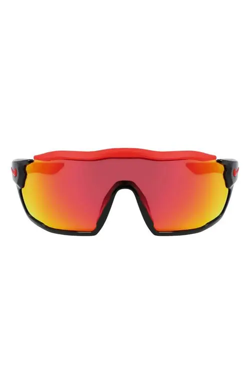 Nike Show X Rush Shield Sunglasses - Black/ Red Mirror