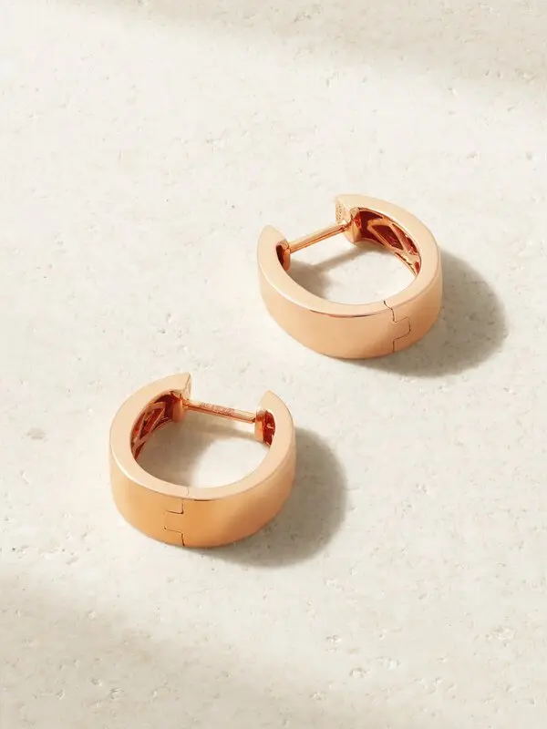 ANITA KO Small Meryl 18-karat Hoop Earrings - Gold