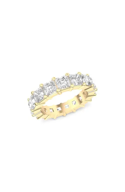 HAUTECARAT Lab Created Diamond Eternity Ring - 18k Yellow Gold