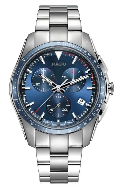 RADO Captain Cook Automatic Bracelet Watch - Silver/blue/silver