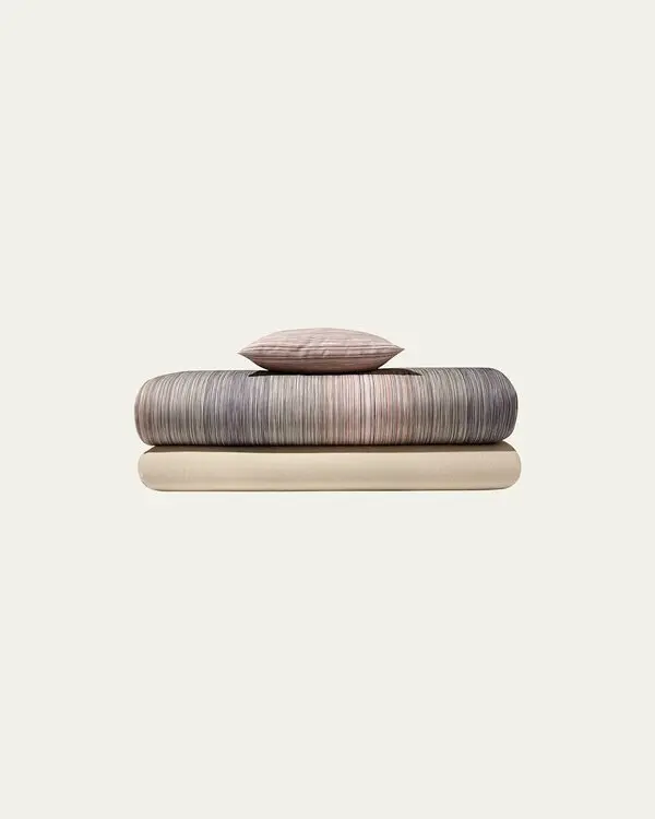 Missoni Jill 3-piece 280 Thread Count Duvet Cover Set - Verde Multi