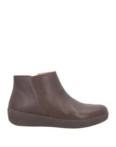 Fitflop Leather Ankle Boots - Brown