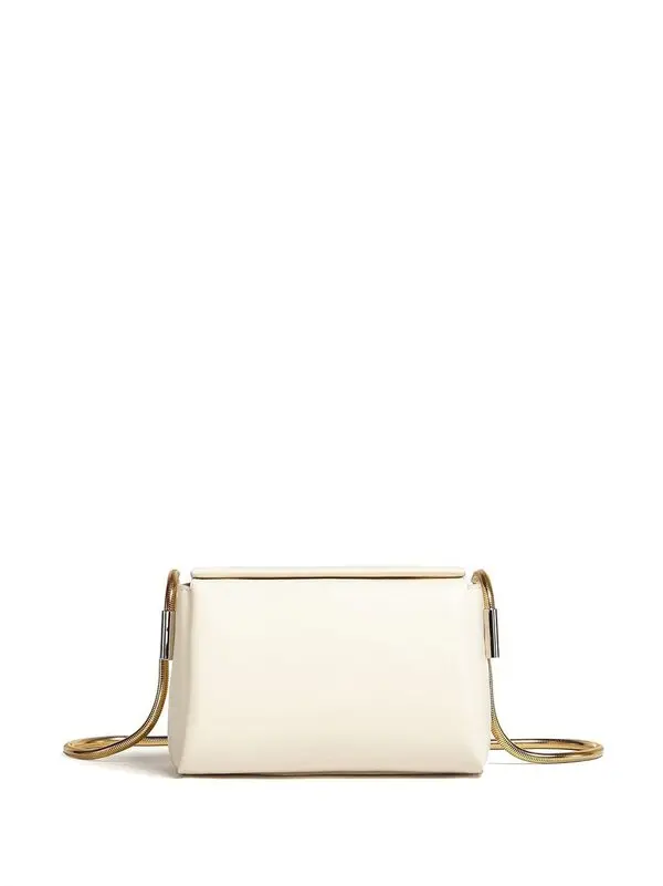 Marni Round Snake Chain Shoulder Bag - Neutrals