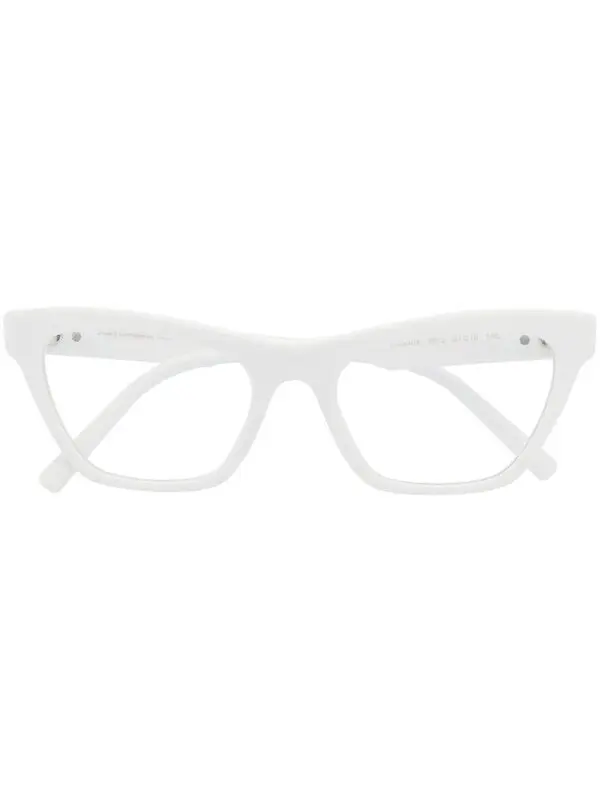 Dolce & Gabbana Cat-eye Optical Glasses - White