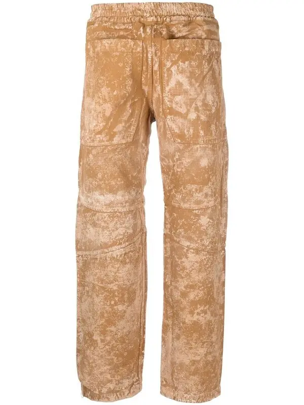 RANRA Bleached-effect Ripstop Trousers