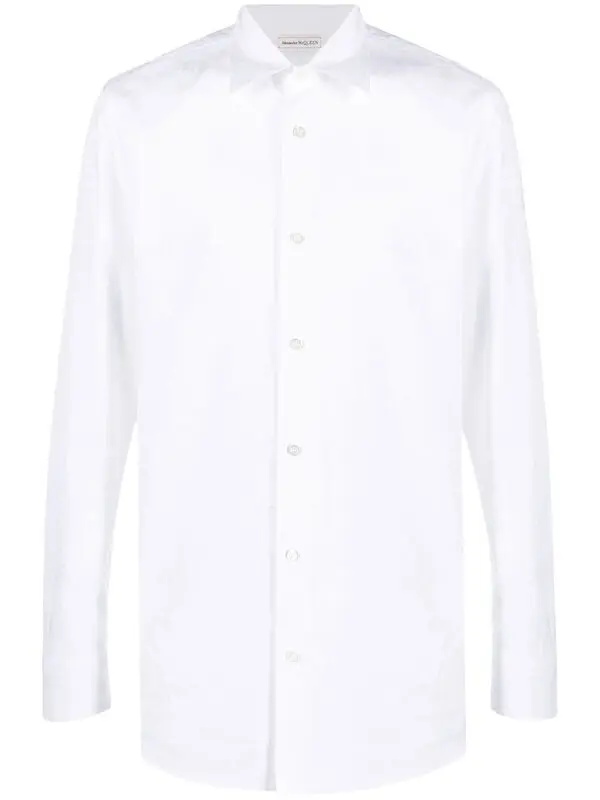 Alexander McQueen Logo-print Cotton Shirt