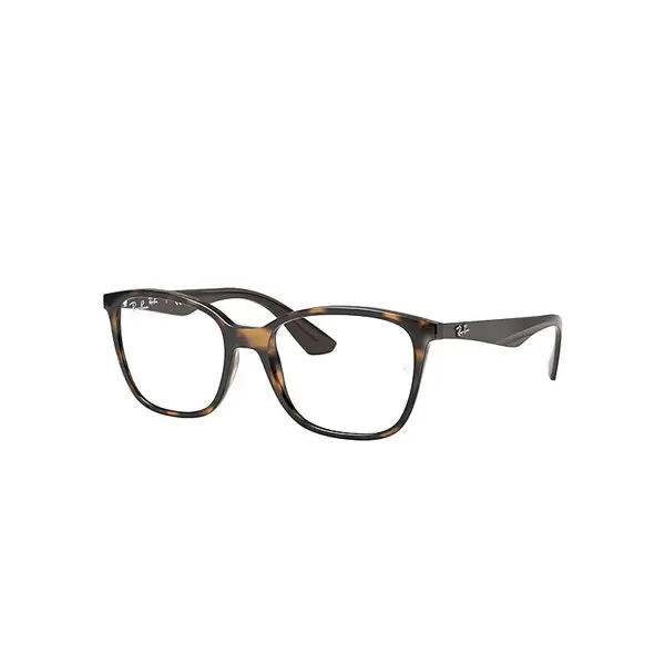 Ray-ban Rx7066 Optics Eyeglasses Frame - Dark Brown