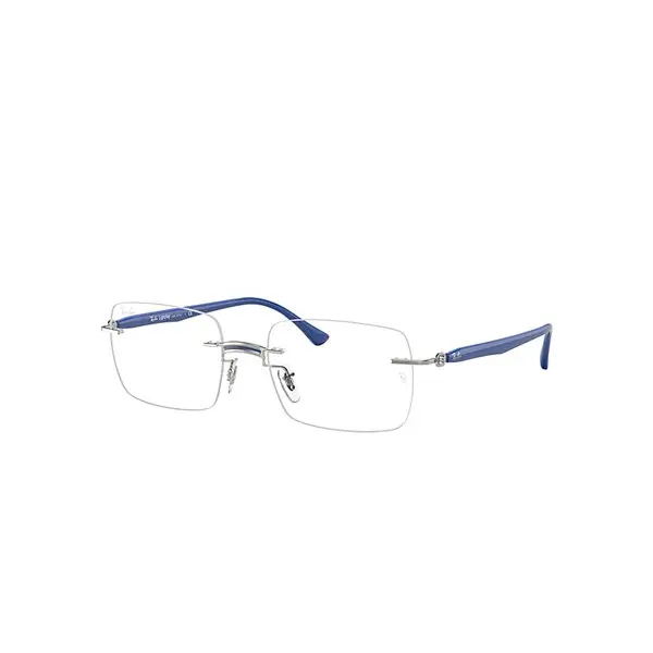Ray-Ban Rb8767 Optics Eyeglasses Frame Clear Lenses 51-18 - Blue ...