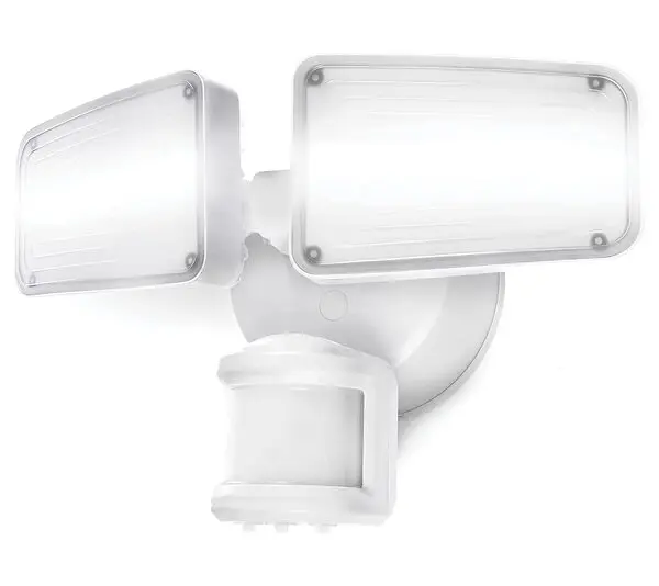 HOME ZONE SECURITY Twin-head Dual-brightness Le D Floodlight