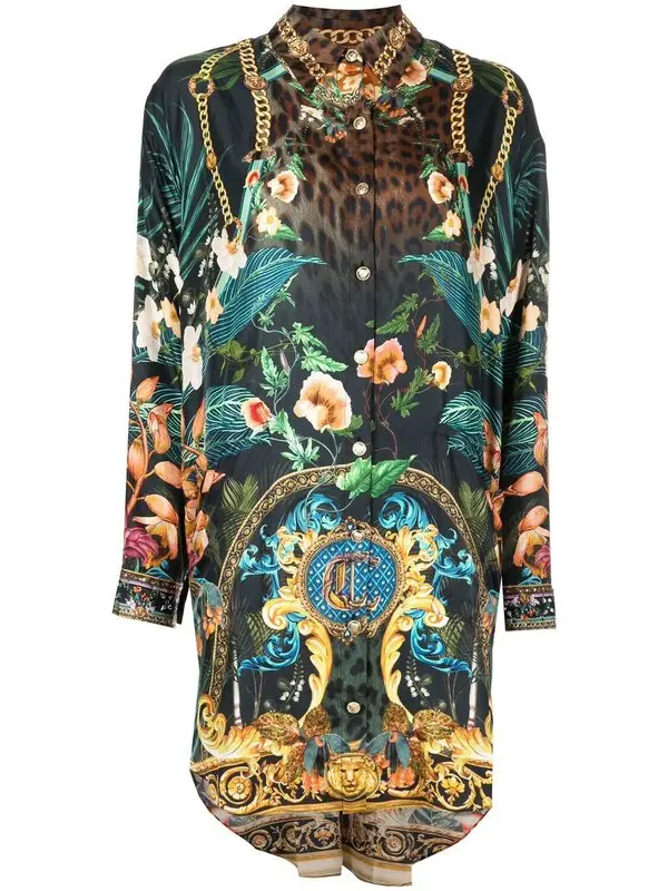 Camilla Graphic-print Tunic Shirt