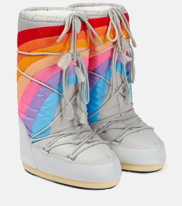 Moon Boot Icon Rainbow Snow Boots