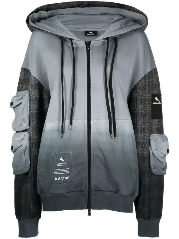 MAUNA KEA Gradient-print Zip-up Hoodie