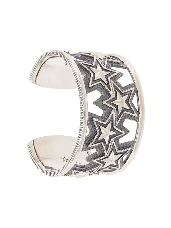 Cody Sanderson Star Cuff Bracelet Metallic Editorialist