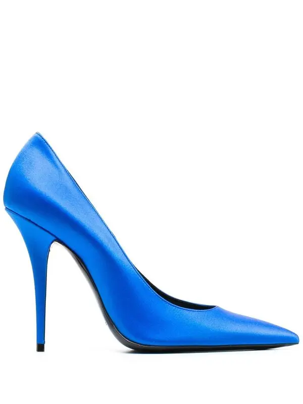 Saint Laurent Instinct 110mm Pumps - Blue