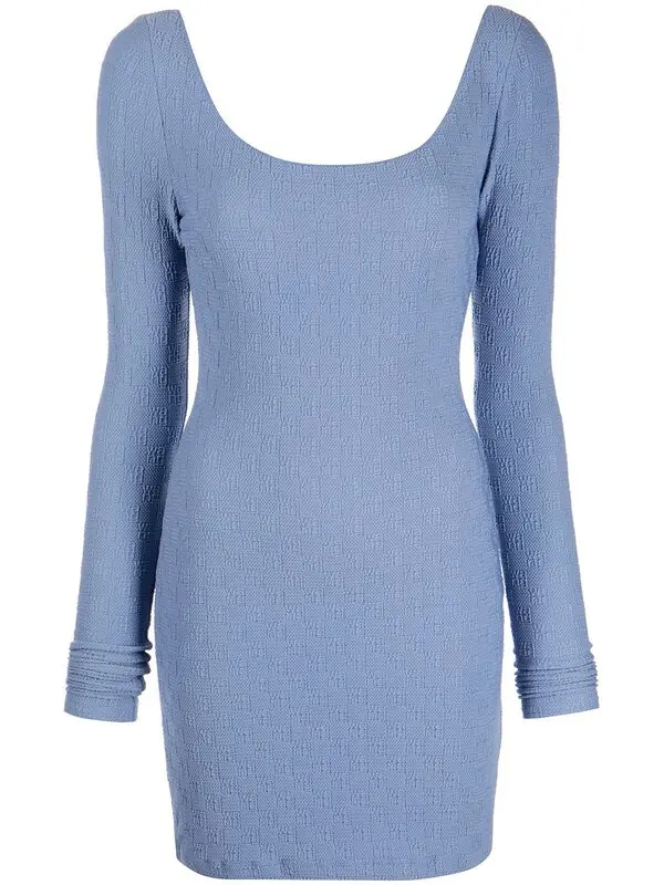 Alexander Wang Fitted Mini Dress - Blue