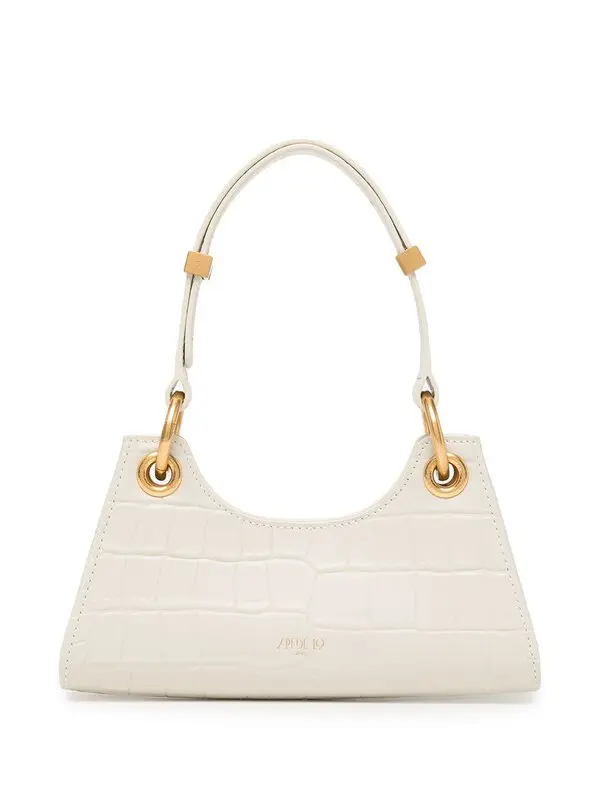 Buy APEDE MOD Crocodile-embossed Leather Mini Bag - White At 30% Off ...