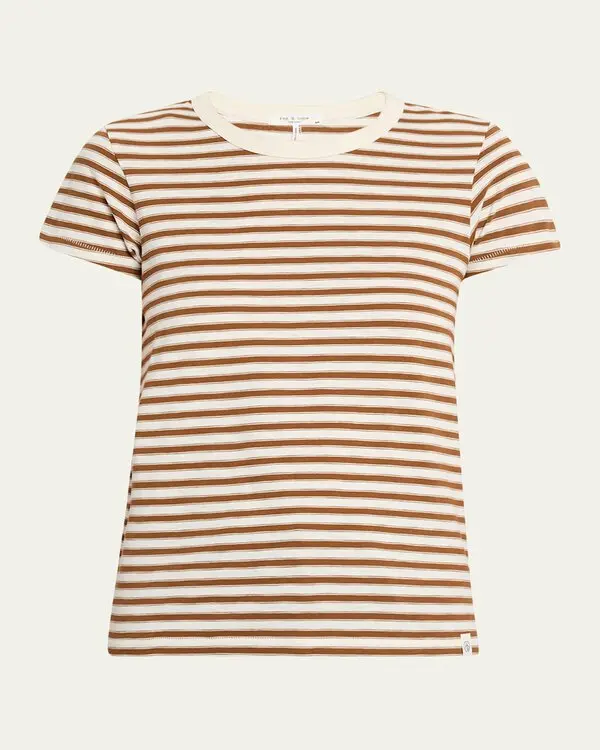 Rag & Bone The Striped Baby Tee - Wrbrm