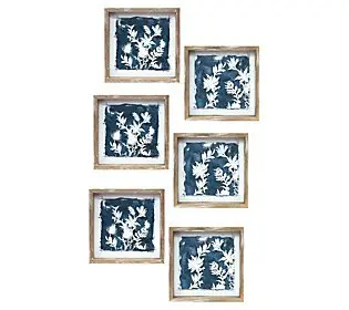 MELROSE International Framed Floral Print