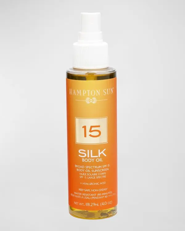 HAMPTON SUN Spf 30 Silk Body Oil, 4 Oz
