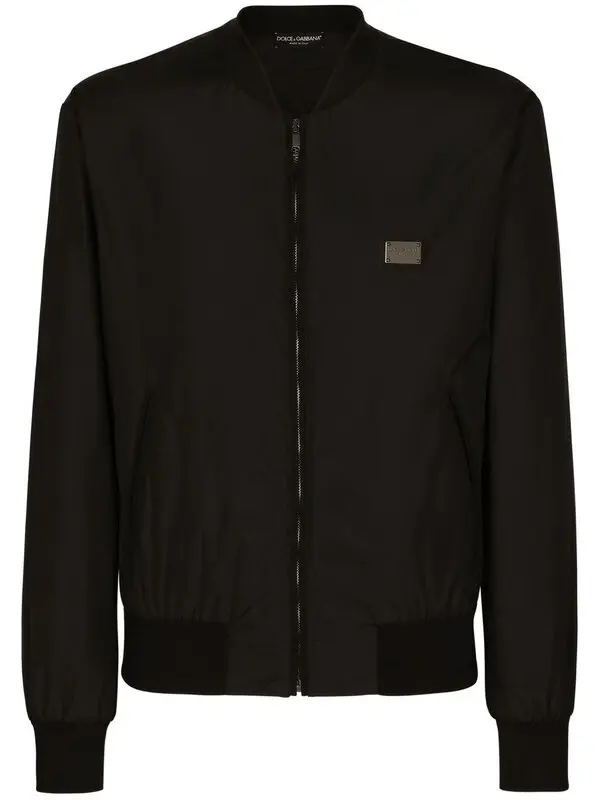 Dolce & Gabbana Logo-tag Track Jacket - Black