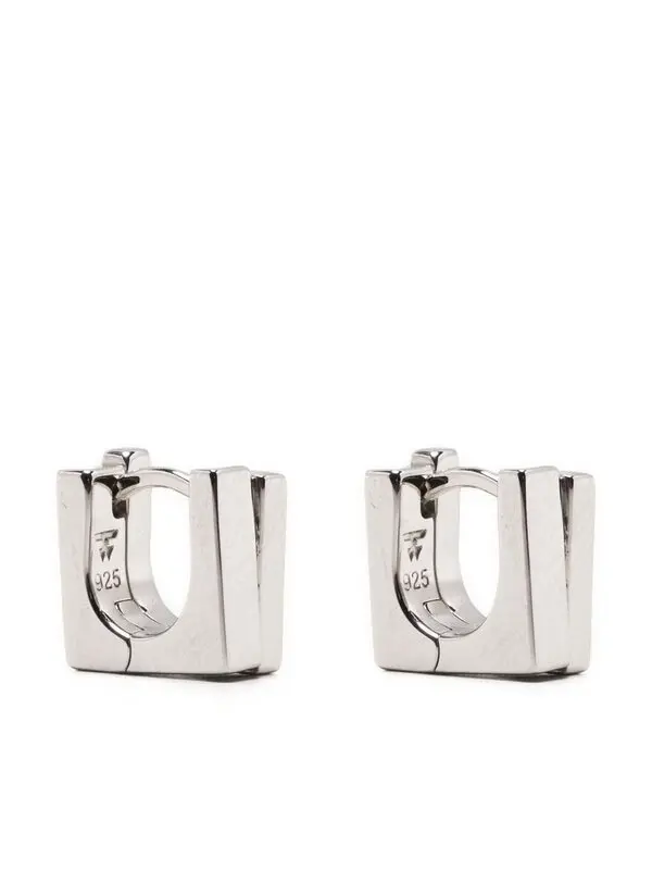 Tom Wood Step Huggie Earrings
