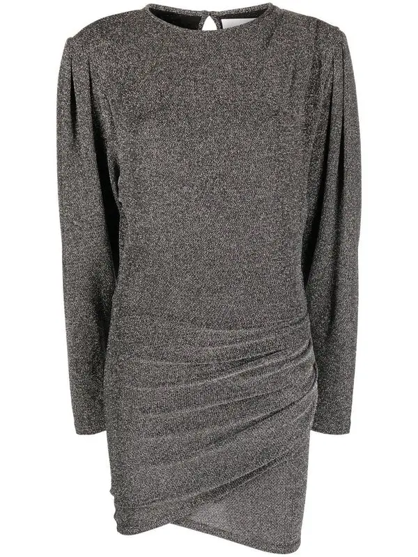 MARANT ETOILE Draped Long-sleeve Dress