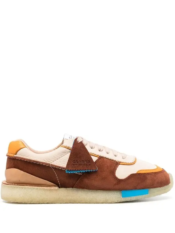 Clarks Colour-block Panelled Low-top Sneakers