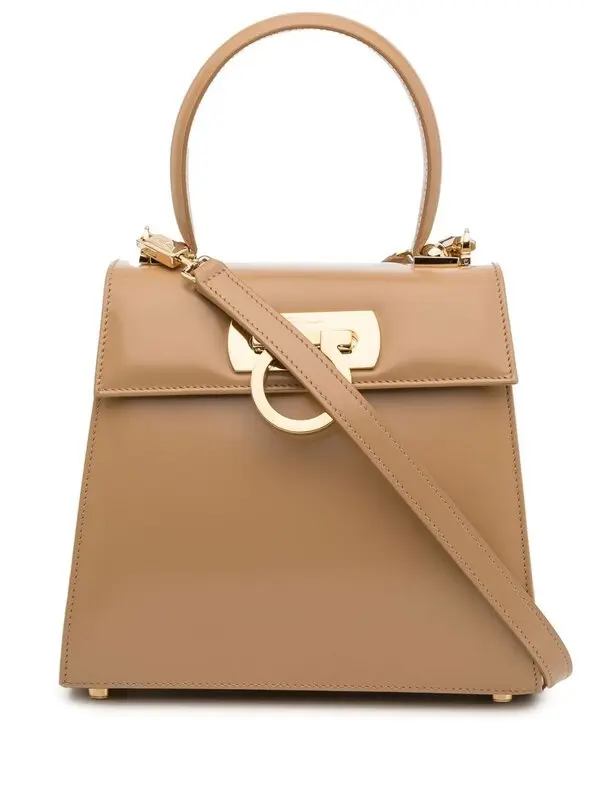 FERRAGAMO Small Iconic Top Handle Bag