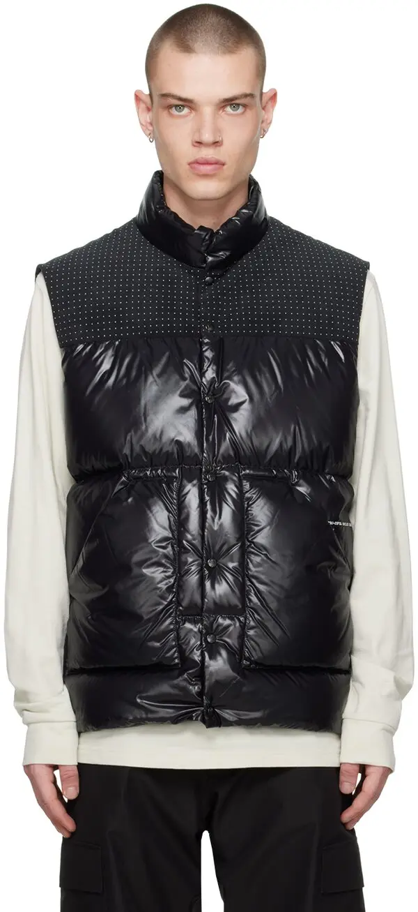 Moncler 7 Moncler Frgmt Hiroshi Fujiwara Black Osten Down Vest 