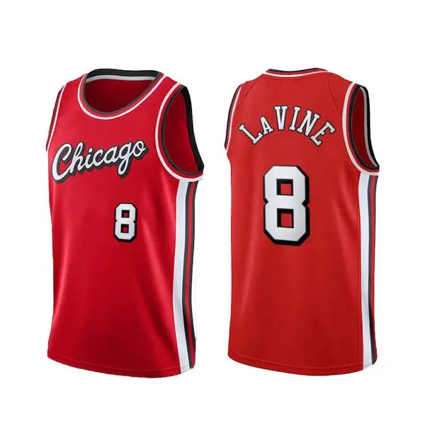 SheShow Chicago Bulls Zach Lavine 2021-22 City Edition Jersey - Red ...