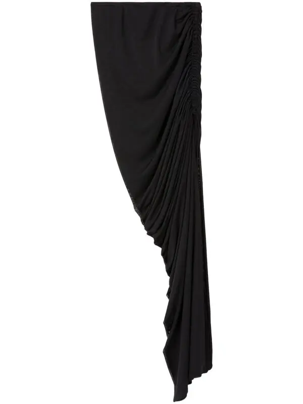 AZ FACTORY X Ester Manas Ruched Side-slit Skirt
