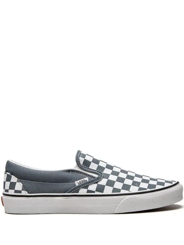 VANS Checkerboard Classic Slip-on Sneakers - Blue