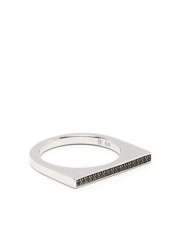 Tom Wood Crystal-embellished Signet Ring
