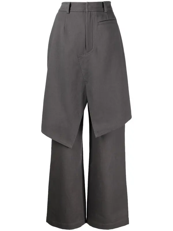 Goen.j Layered Twill Trousers