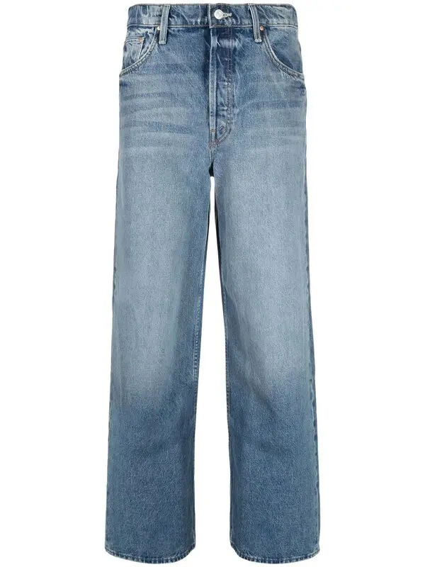 MOTHER The Spinner Wide-leg Jeans - Blue