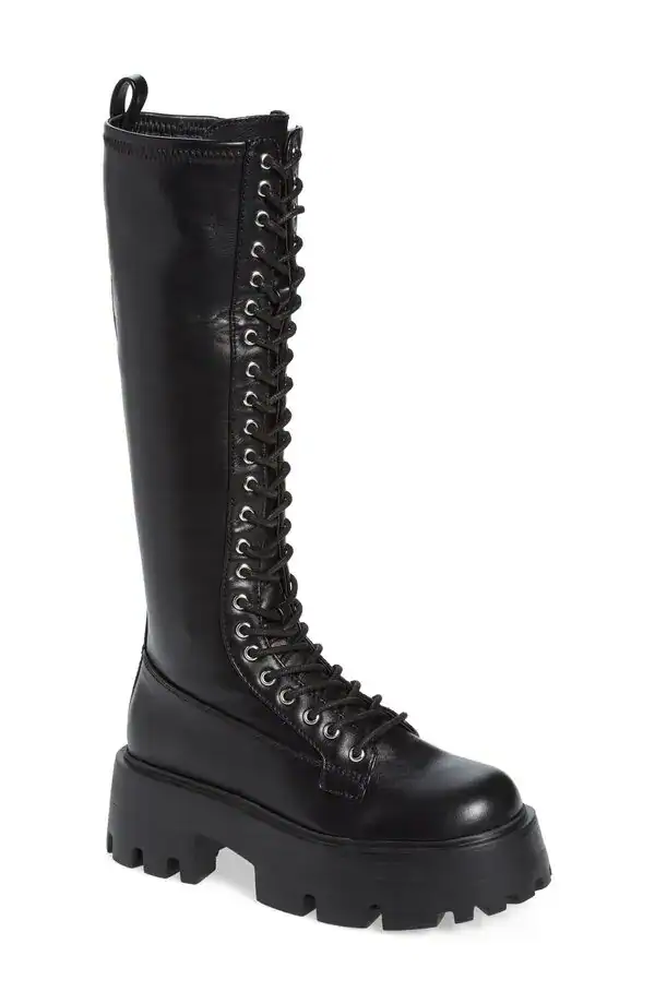 Bottes Steve Madden - Taille US 10 Femme (M) - Noir - Cheville - Talon Haut - Occasion Excellent état