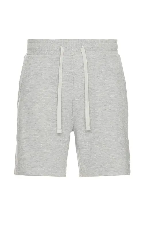 Alo Yoga Chill Short In Grey In Athletic Heather Grey 40% Off