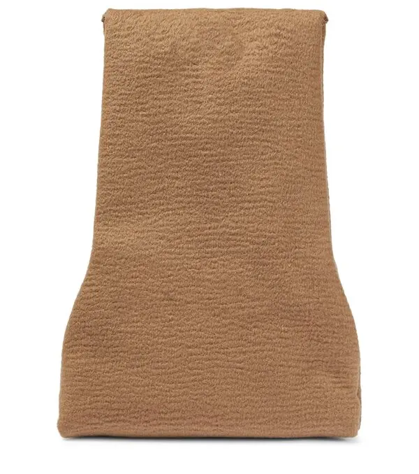 THE ROW Glove Large Clutch - Brown