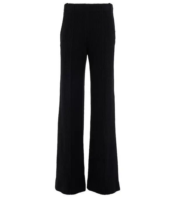 Chloé High-rise Flared Virgin Wool Pants