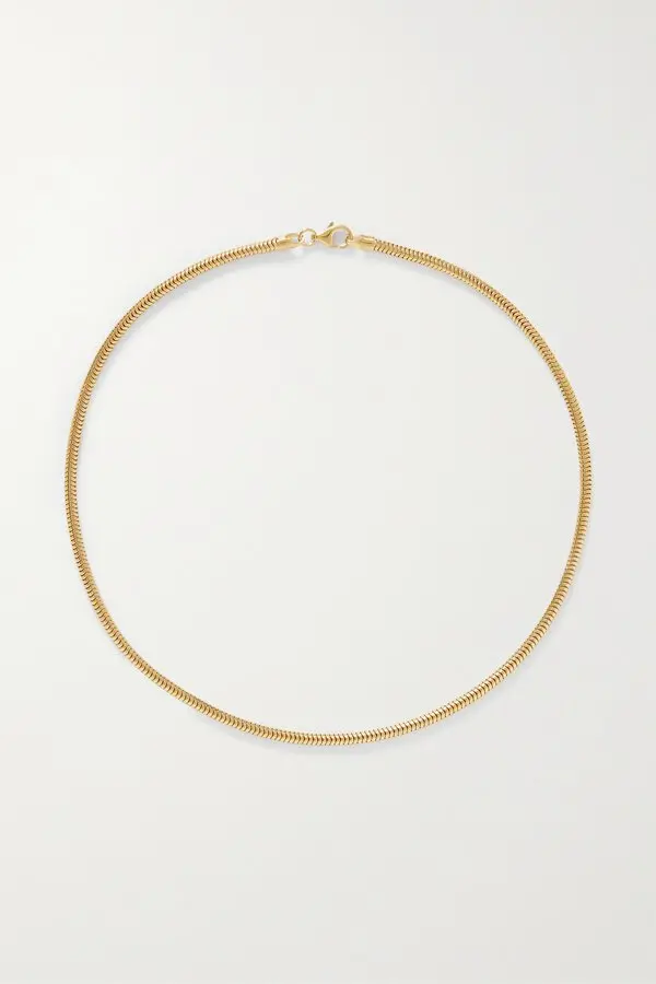 LOREN STEWART Net Sustain Serilda Recycled Vermeil Necklace