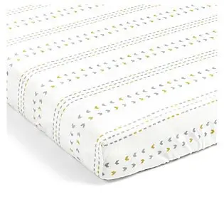 LUSH DECOR Hygge Geo Modern Fitted Crib Sheet