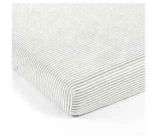LUSH DECOR Stripe Soft & Plush Fitted Crib Shee T