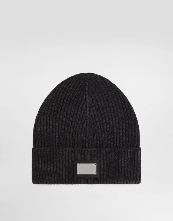 Dolce & Gabbana Cashmere And Wool Hat - Grey