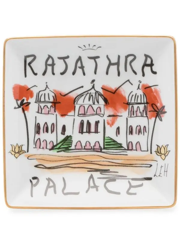 GINORI 1735 Rajathra Palace Square Plate