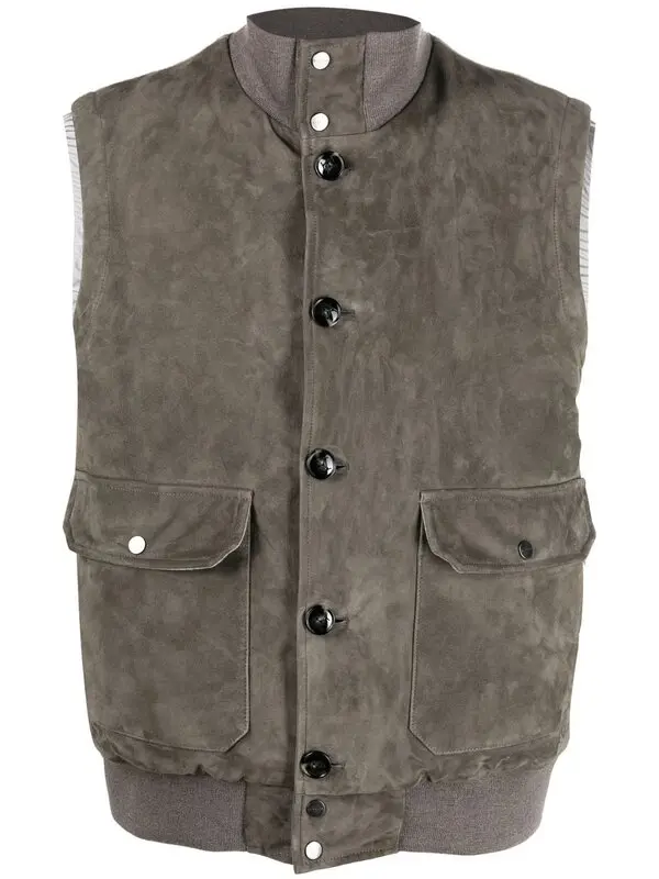 Kiton Feather-down Padded Gilet