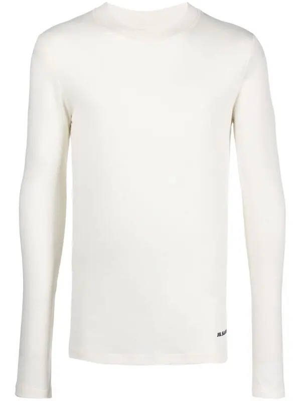 JIL SANDER Logo-print Long-sleeved T-shirt
